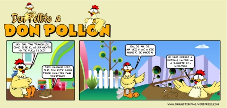 Las Nuevas Aventuras de Don Pollito y Don Pollón 163 - BRAINSTOMPING