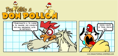 Las Nuevas Aventuras de Don Pollito y Don Pollón 206 - BRAINSTOMPING