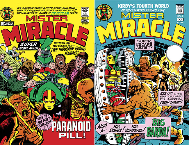 Mister Miracle contra el Doctor Bedlam y su “Paranoid Pill” - Jack ...