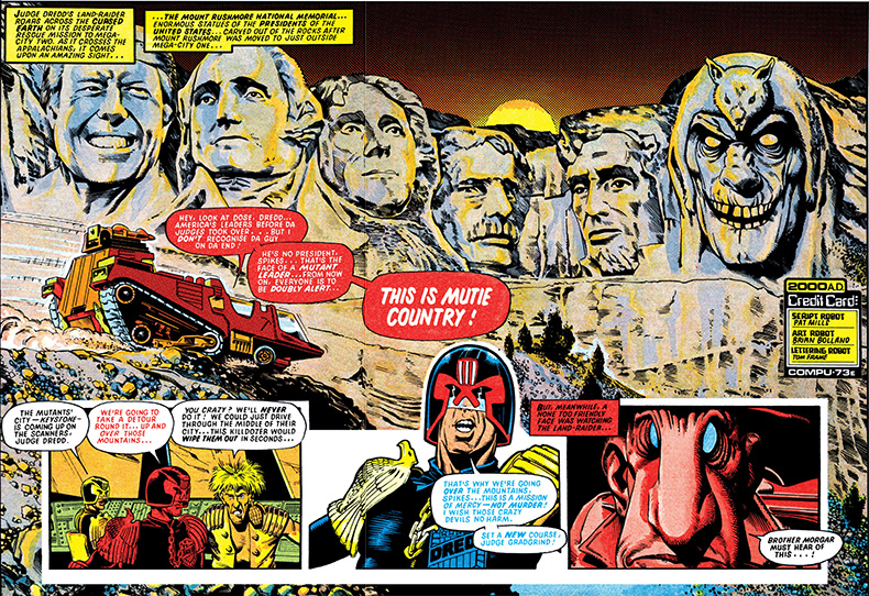 El Juez Dredd se echa a la carretera: The Cursed Earth Saga - BRAINSTOMPING