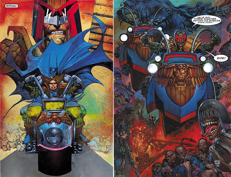 Batman & Juez Dredd – El épico encuentro de dos colosos del cómic ...