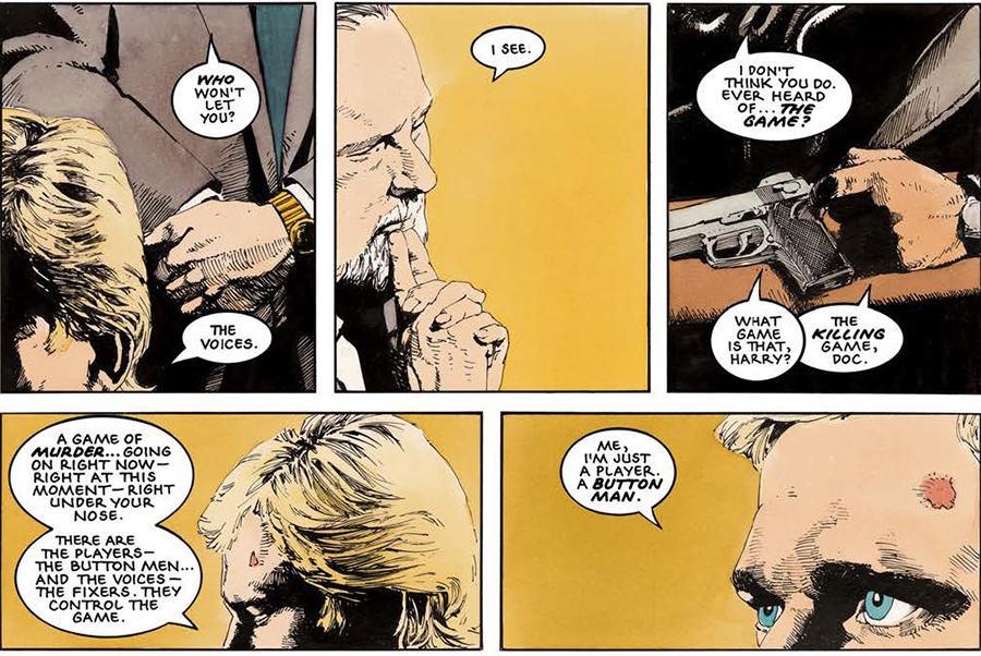 De Cuarentena con los crímenes de Button Man de John Wagner y Arthur ...