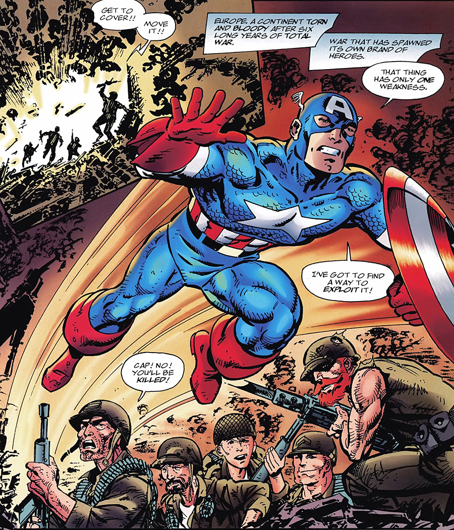John Byrne, Batman y el Capitán América luchando contra el fascismo: La ...