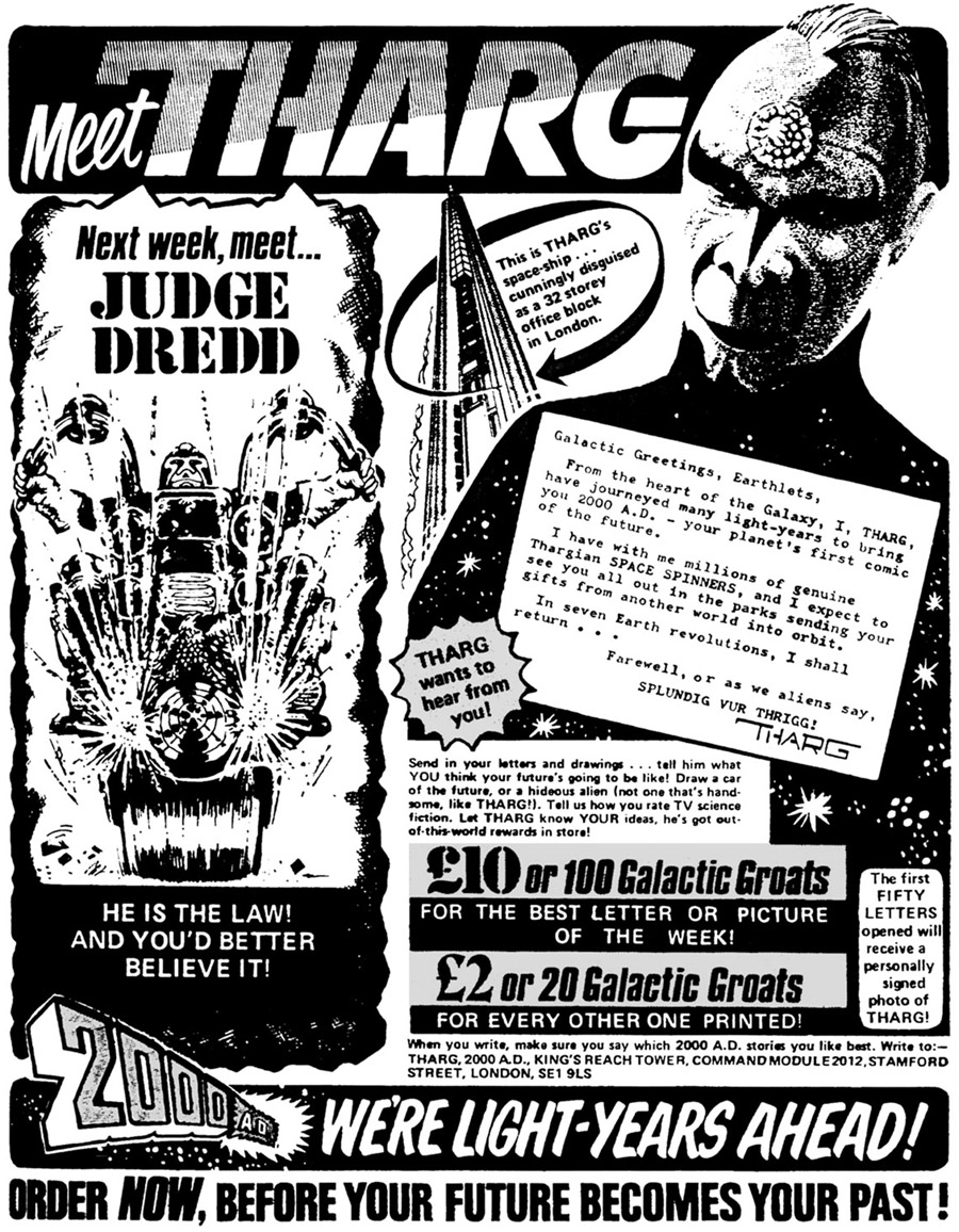 Celebrando los cuarenta y cinco años de 2000 A.D. - BRAINSTOMPING